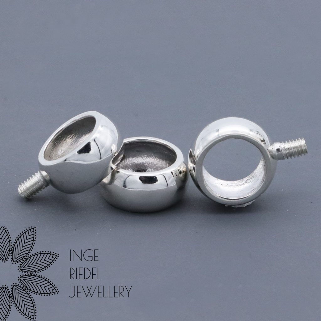 Flower Lace Sterling Silver Bail - Inge Riedel Jewellery