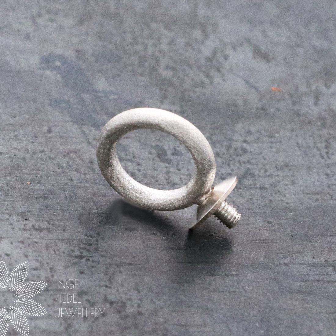 Flower Lace Sterling Silver Bail - Inge Riedel Jewellery